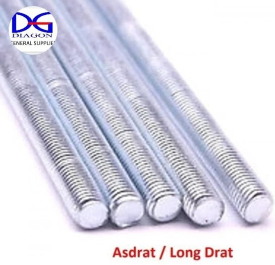 Long Drat/Asdrat / Long Drat 5/16 | AsDrat M8 Drat Kasar - Toko Diagon